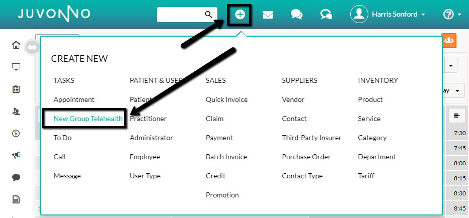 How to Schedule a Group Telehealth Session – Juvonno Help Center
