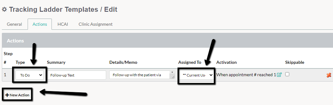 How to Activate and Create Tracking Ladder Templates – Juvonno Help Center