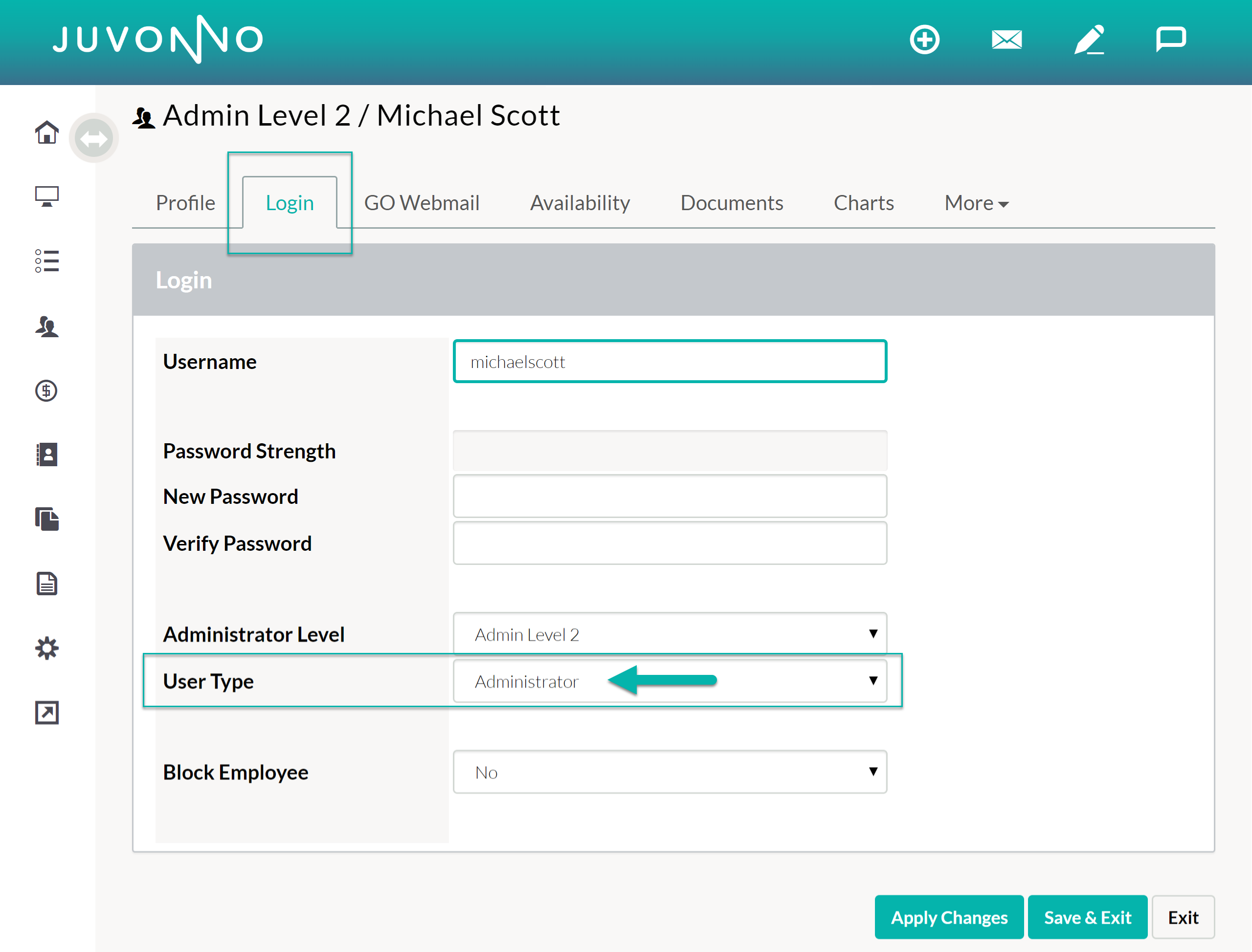 How to Set Up User Types & Edit User Type Permissions – Juvonno Help Center