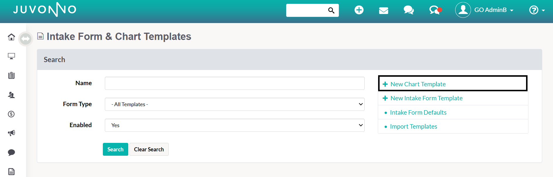 How to Build a Custom Chart Template – Juvonno Help Center